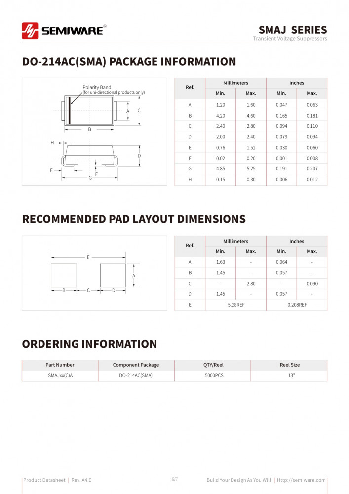 SMAJ600A datasheet page 6