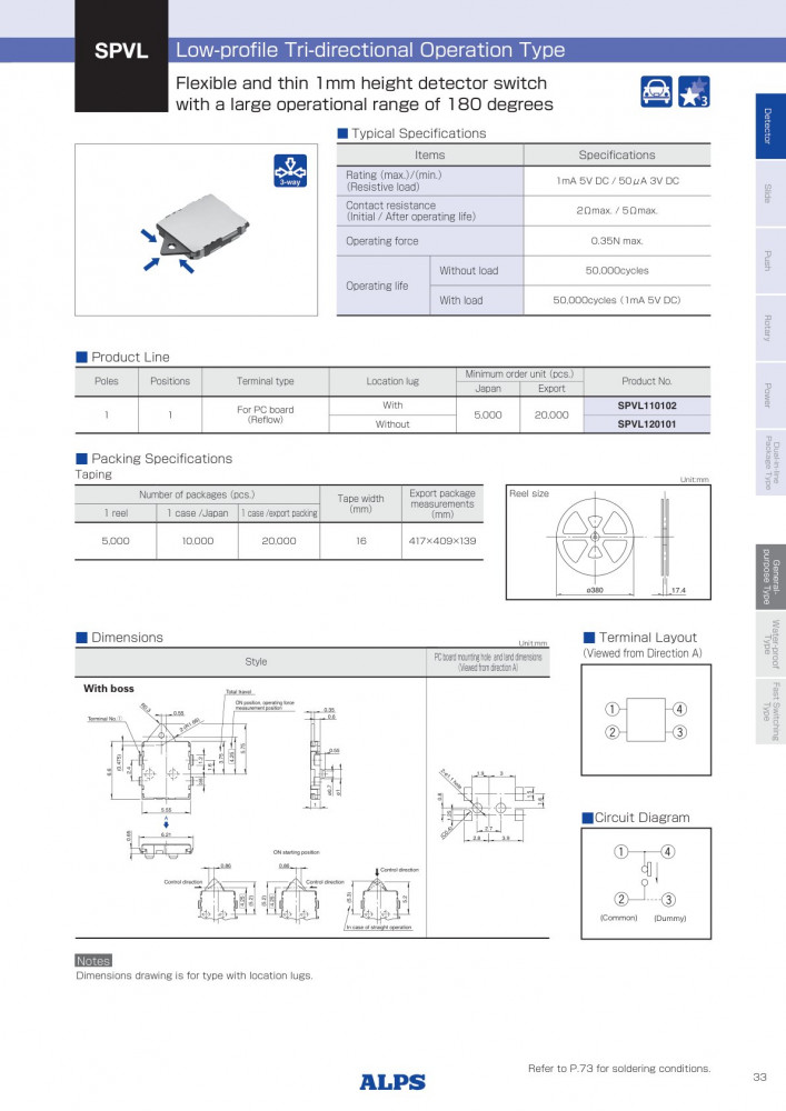 SPVL110102 technical document page 1