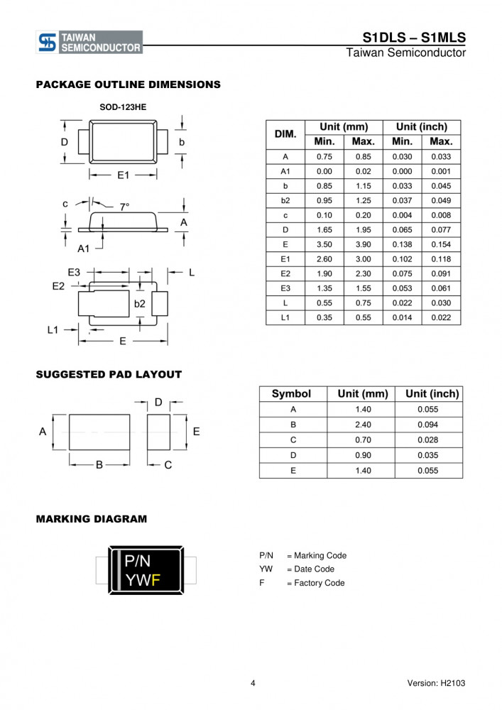 S1KLS datasheet page 4