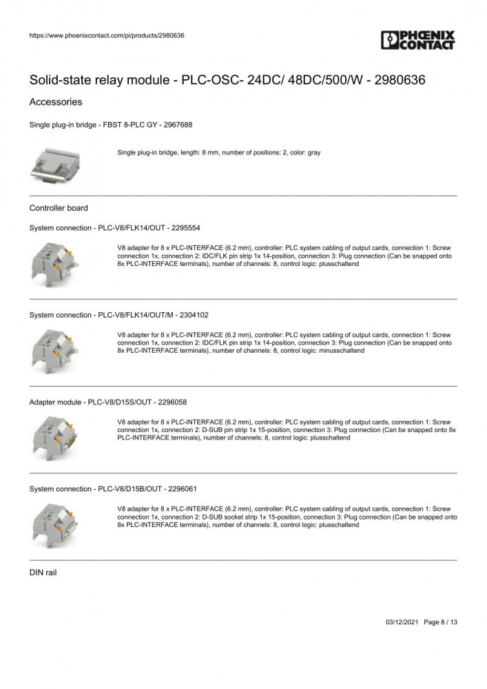 Phoenix Contact 2980636 document page 8