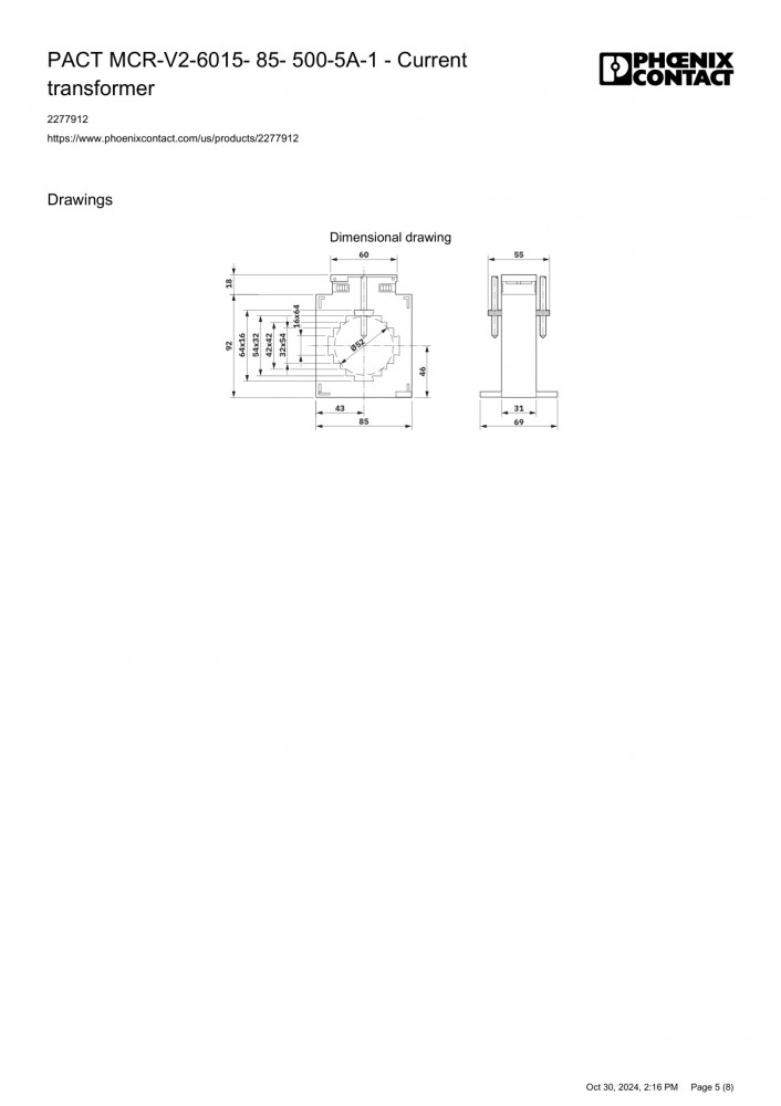 Phoenix Contact 2277912 technical document page 5
