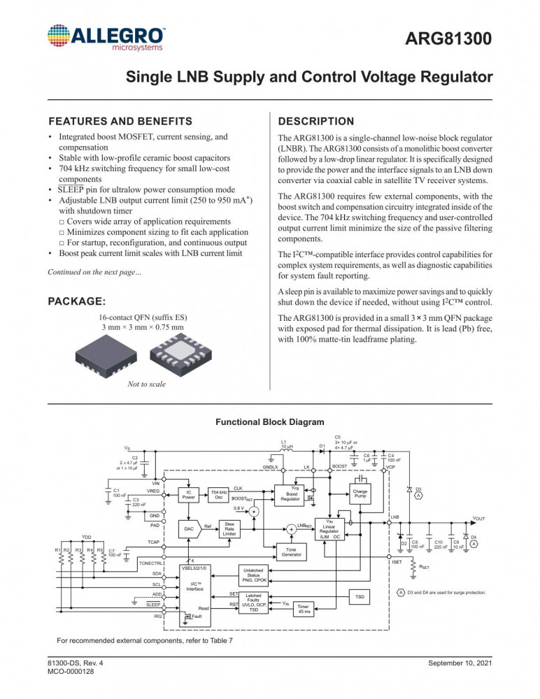 ARG81300 datasheet page 1
