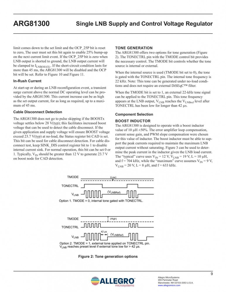 ARG81300 datasheet page 9