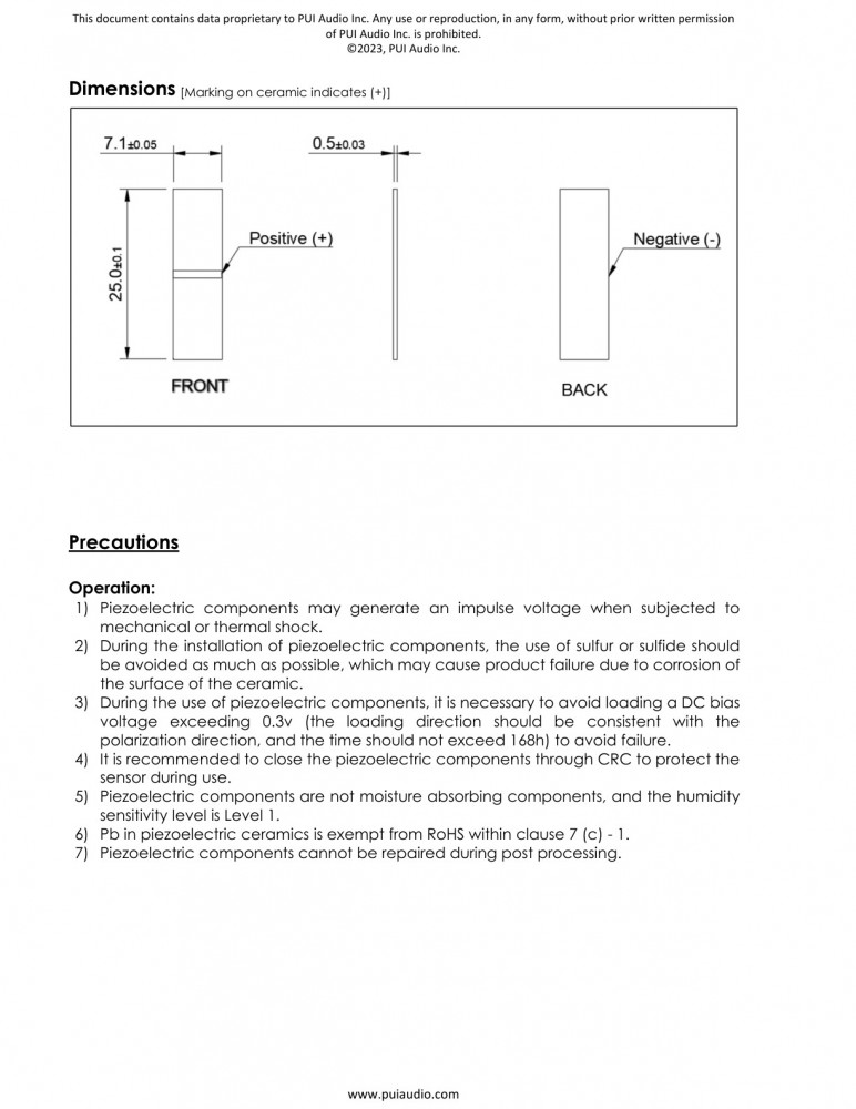 HD-PAS2507 datasheet page 2