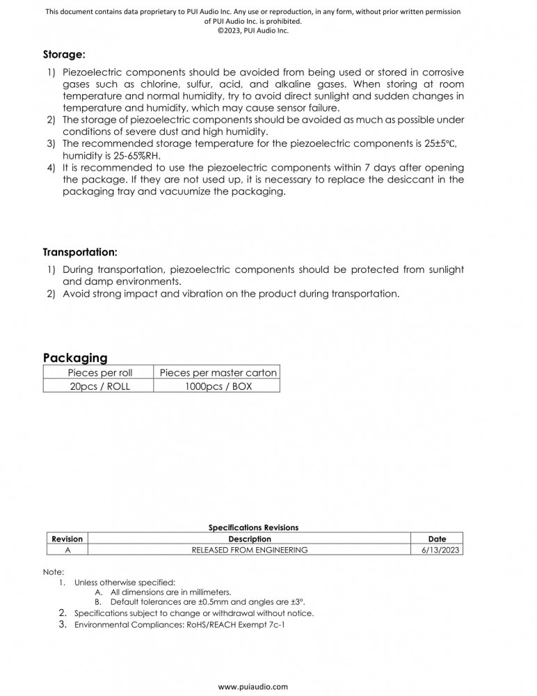 HD-PAS2507 datasheet page 3