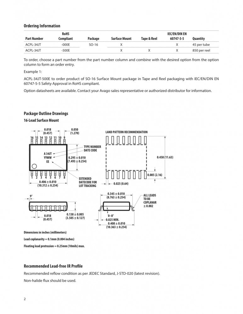 ACPL-34JT datasheet page 2
