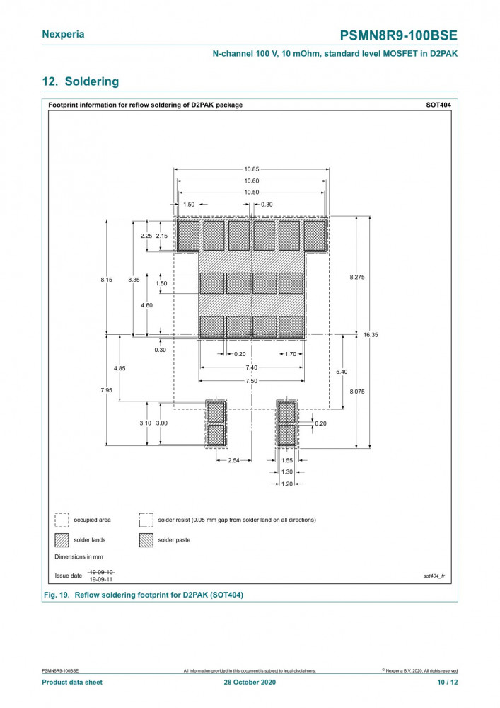 PSMN8R9-100BSE datasheet page 10