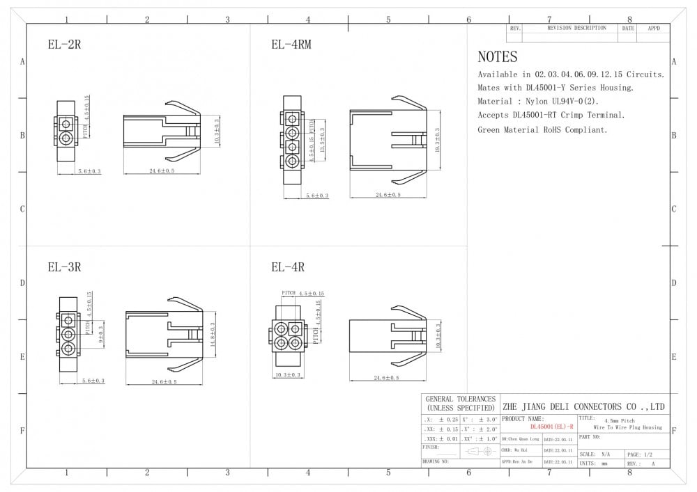 DLL connector drawing page 3