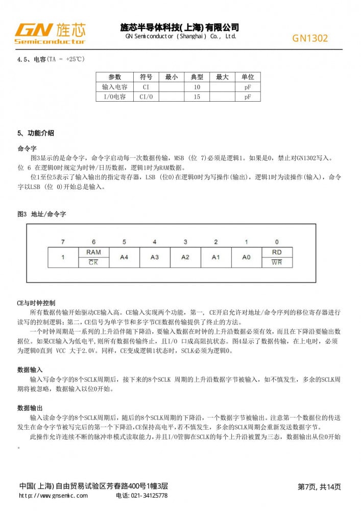 GN1302 datasheet page 7