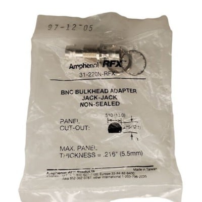 Amphenol 31-220N Coaxial Connector (RF) Adapter for sale