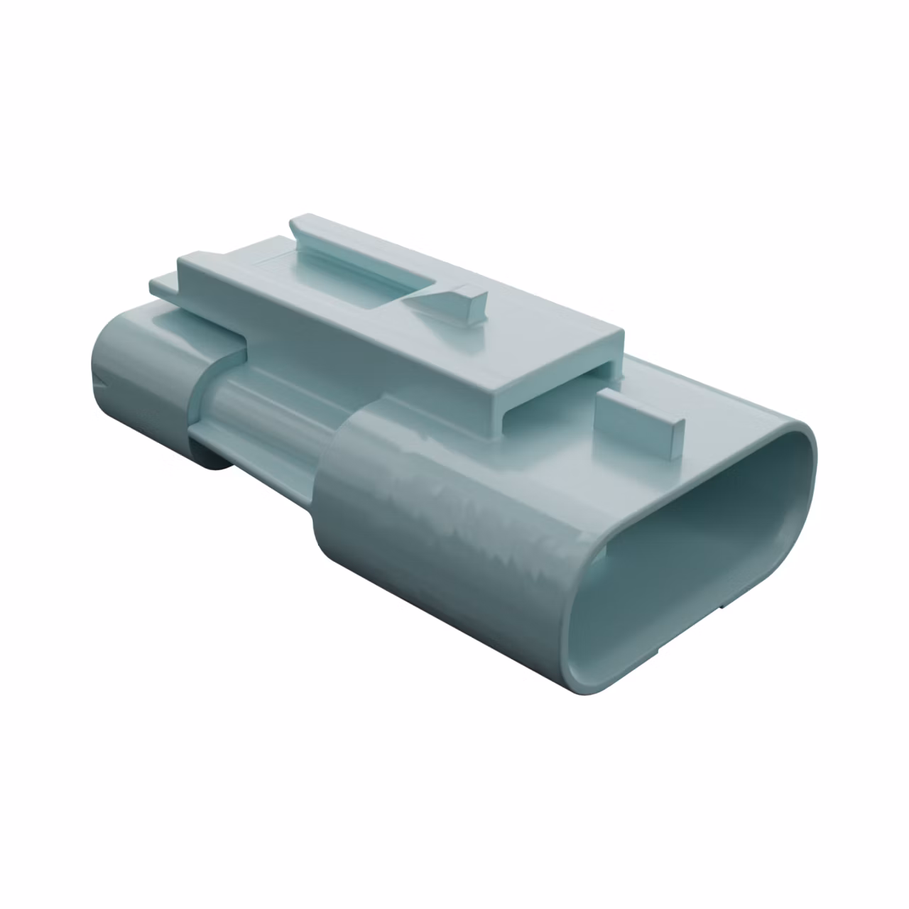 Squba Sealed Plug Assembly with Clipslot, 1.80mm Pitch, Single Row, 8 Circuits, Mint for sale