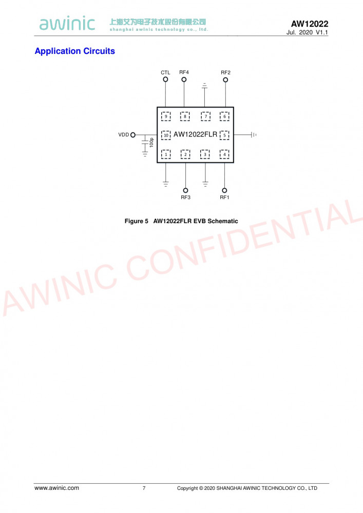 AW12022FLR datasheet page 7