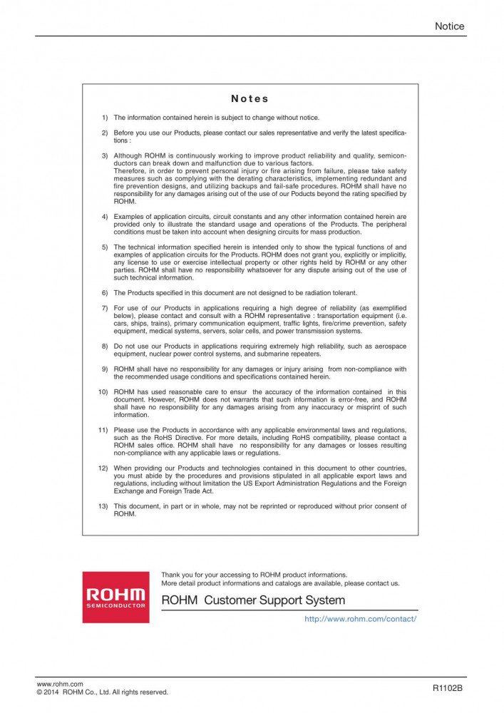ROHM SML-D12V8WT86C datasheet page 10