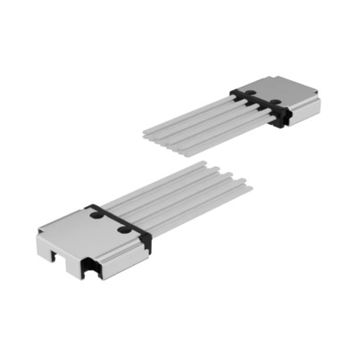 MicroBeam Right-Angle-to-MicroBeam Right-Angle Cable Assembly, Flip Latch, 12 Differential Pair, 31 AWG, 200.00mm Length for sale