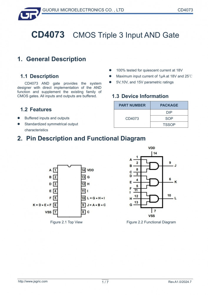 CD4073 document page 1