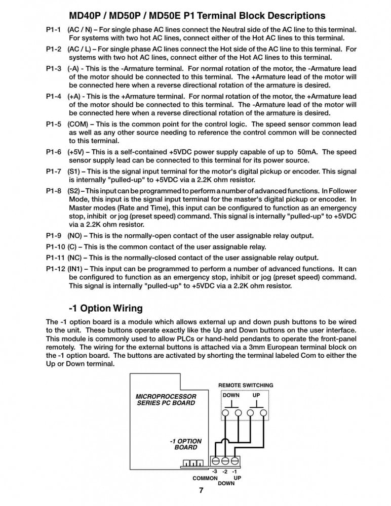 DART MD50P manual page 9
