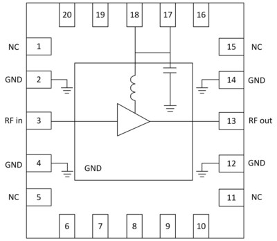 MMA-020624-M4 2000-6000 MHz Fully Matched High Dynamic Range Amplifier for sale