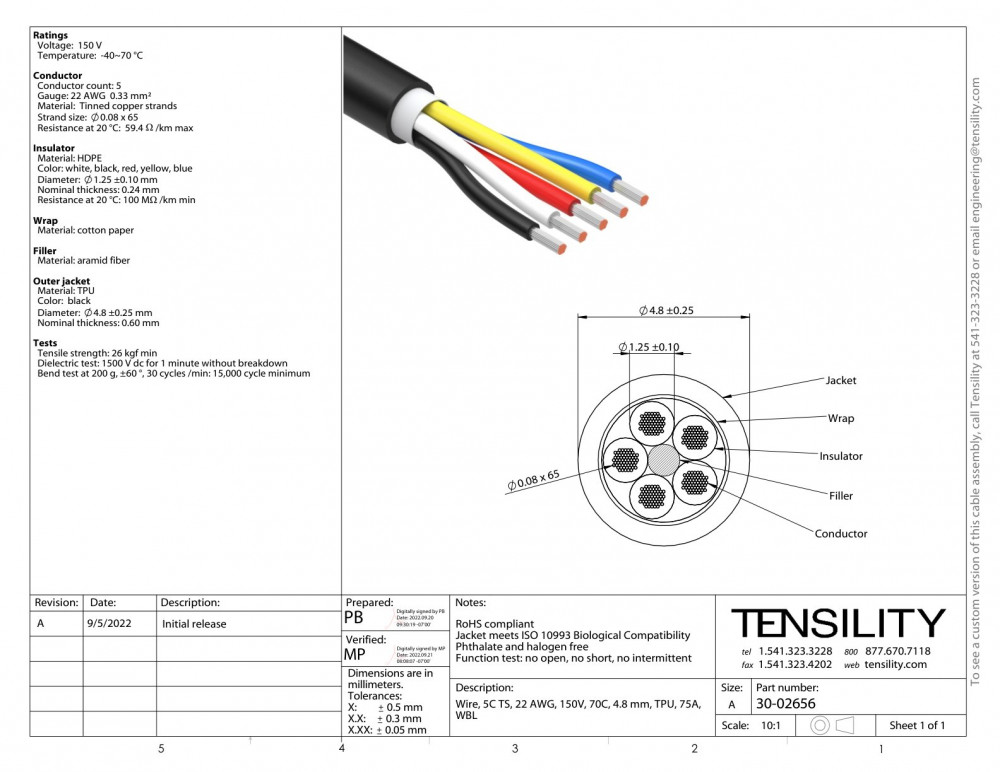 Tensility International 30-02656 product drawing preview