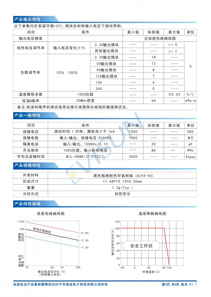 EVISUN B2415S-1WR2 datasheet page 3