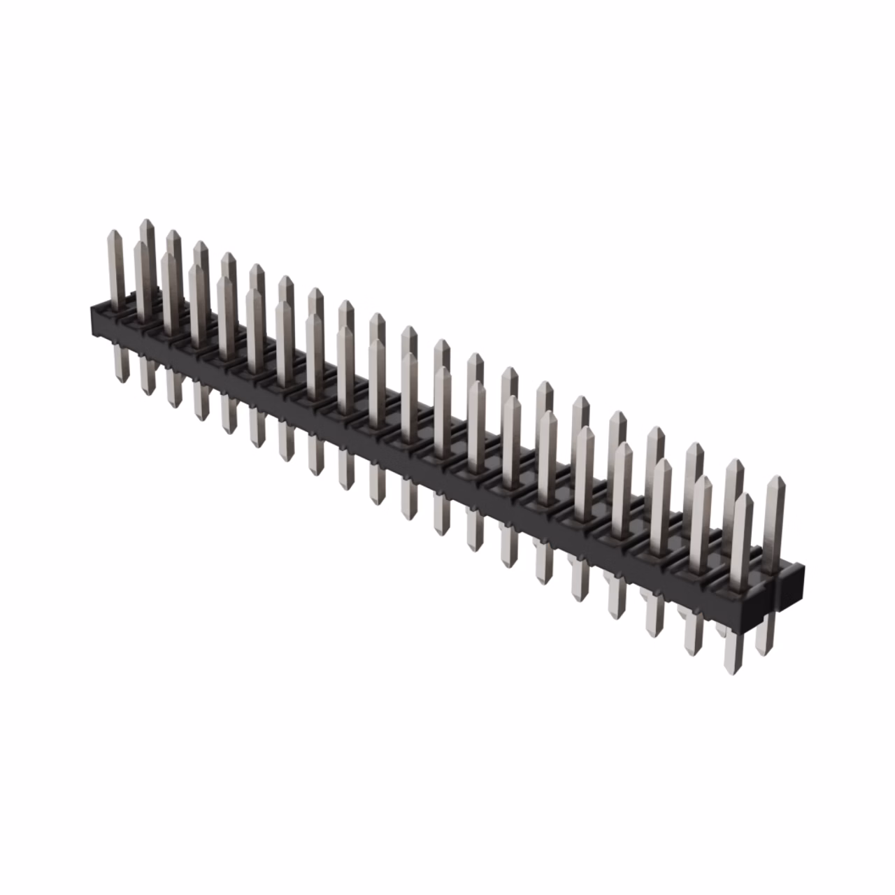 2.00mm Pitch Milli-Grid Header, Vertical, Through Hole, 40 Circuits, 2.54µm Tin (Sn) Plating, Mating Pin Length 4.00mm, Tail Length 2.60mm, Tray, Lead-Free for sale