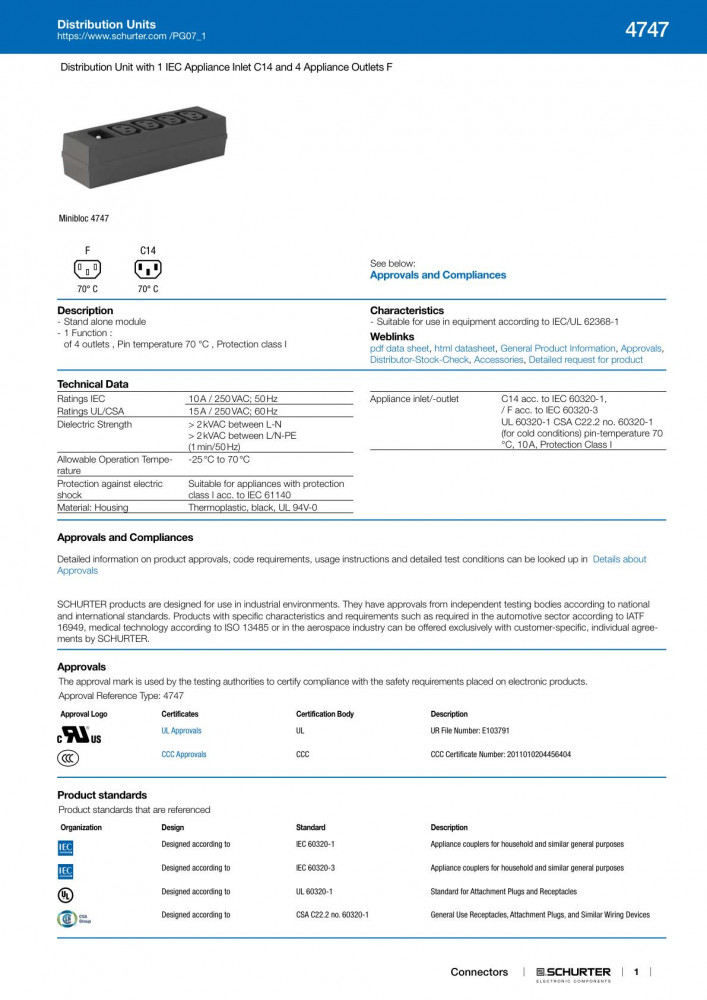 4747.0000 datasheet page 1
