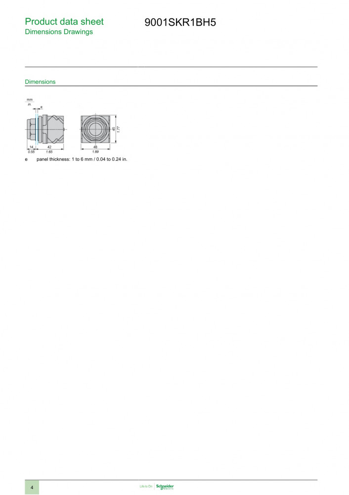 9001SKR1BH5 technical document page 4