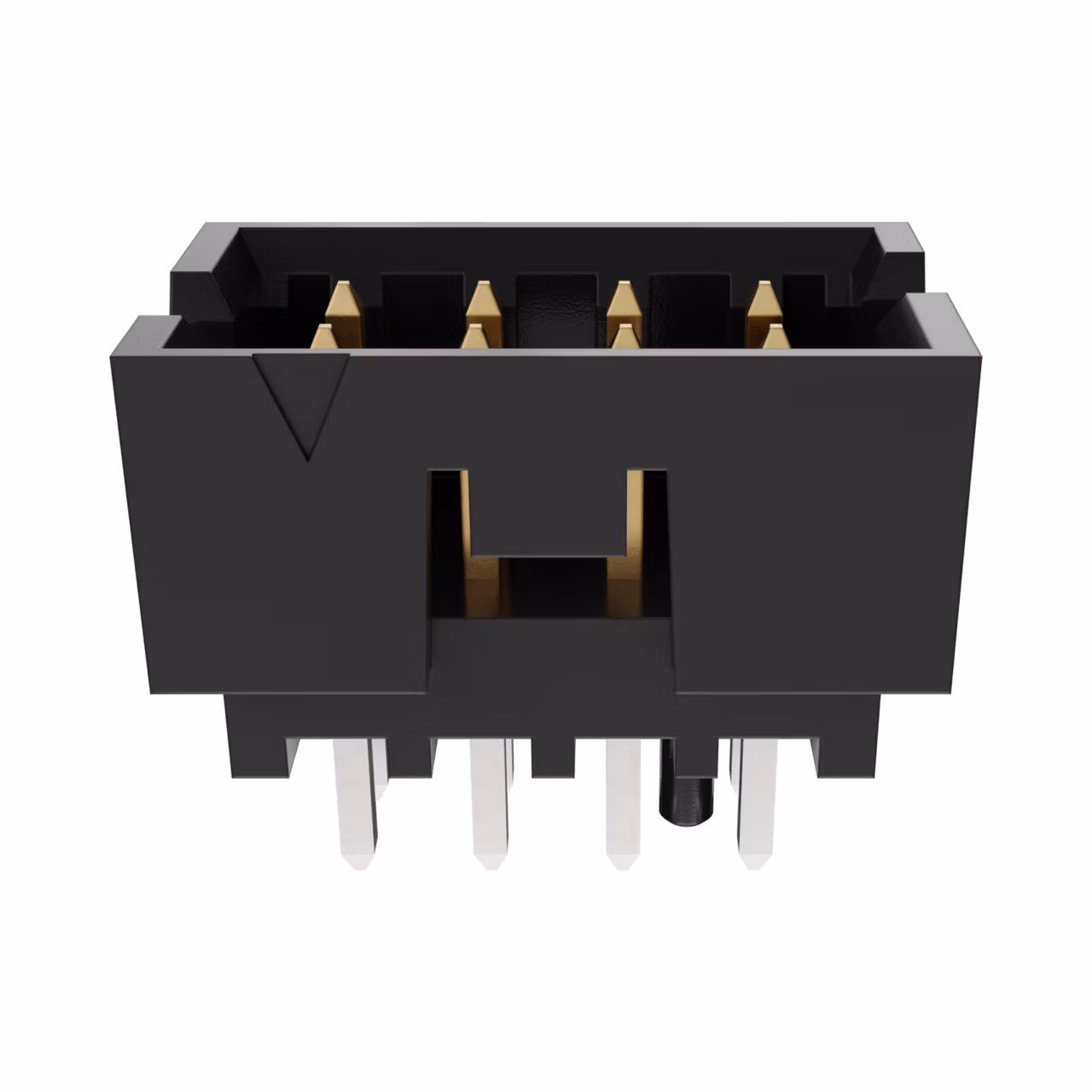 2.00mm Pitch, Milli-Grid PCB Header, Dual Row, Vertical, Through Hole, Shrouded, 8 Circuits, 0.38µm Gold (Au) Plating, 2.50mm Tail Length, Dual Side Slots, Center Friction Lock, with Peg, Tube for sale