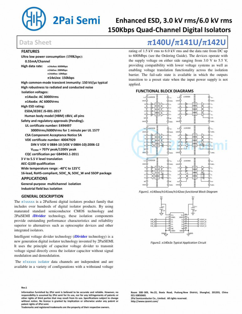 π141U31 datasheet page 1