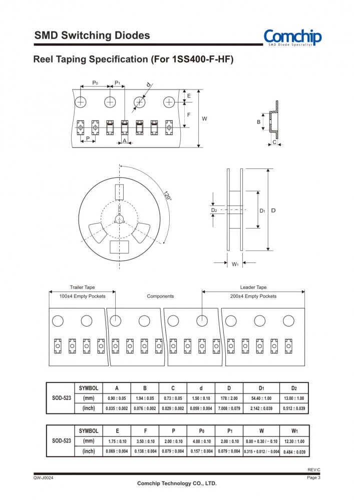 1SS400-F-HF datasheet page 3