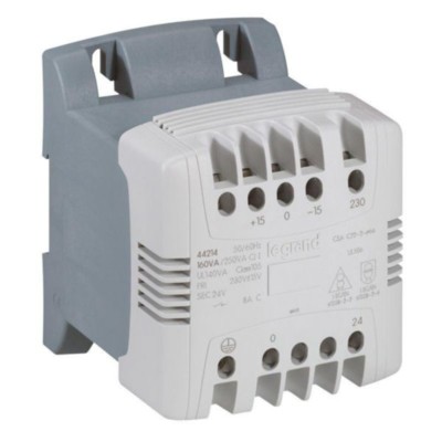 Control transformer and signal mono screw terminals - prim 230-400 V/sec 24 V - 250 for sale