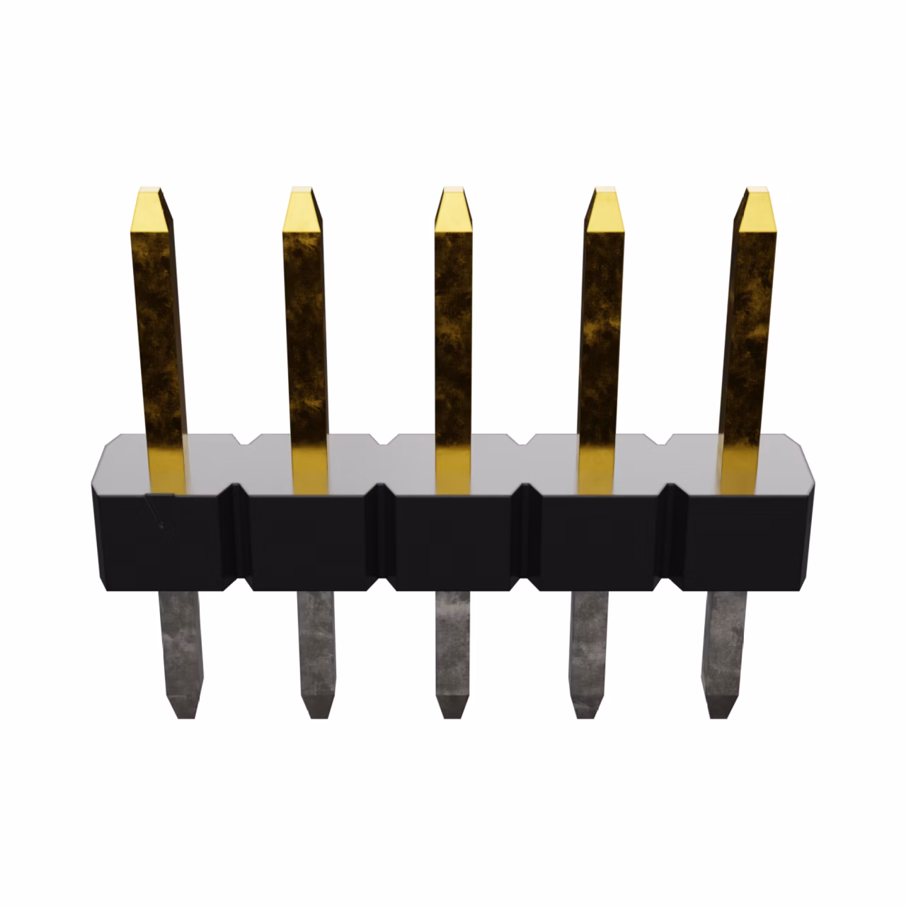 2.00mm Pitch Milli-Grid Header, Vertical, Through Hole, Breakaway, 5 Circuits, 0.50µm Gold (Au) Plating, Mating Pin Length 4.00mm, Tail Length 2.70mm, Lead-Free for sale
