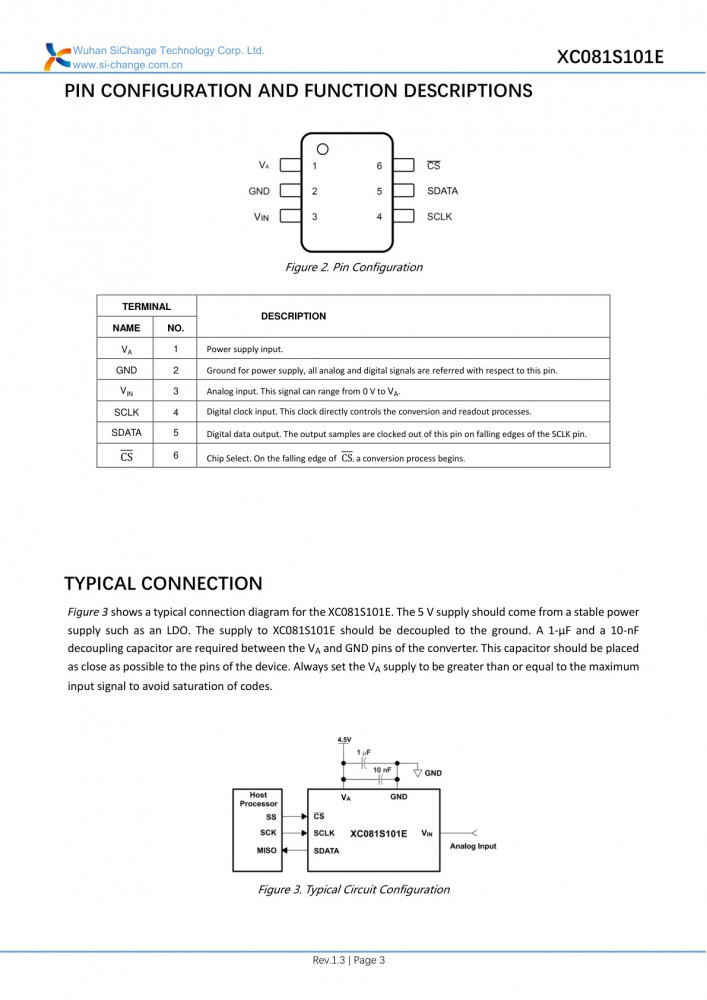 XC081S101E datasheet page 3