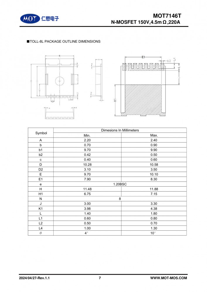 MOT7146T datasheet page 7