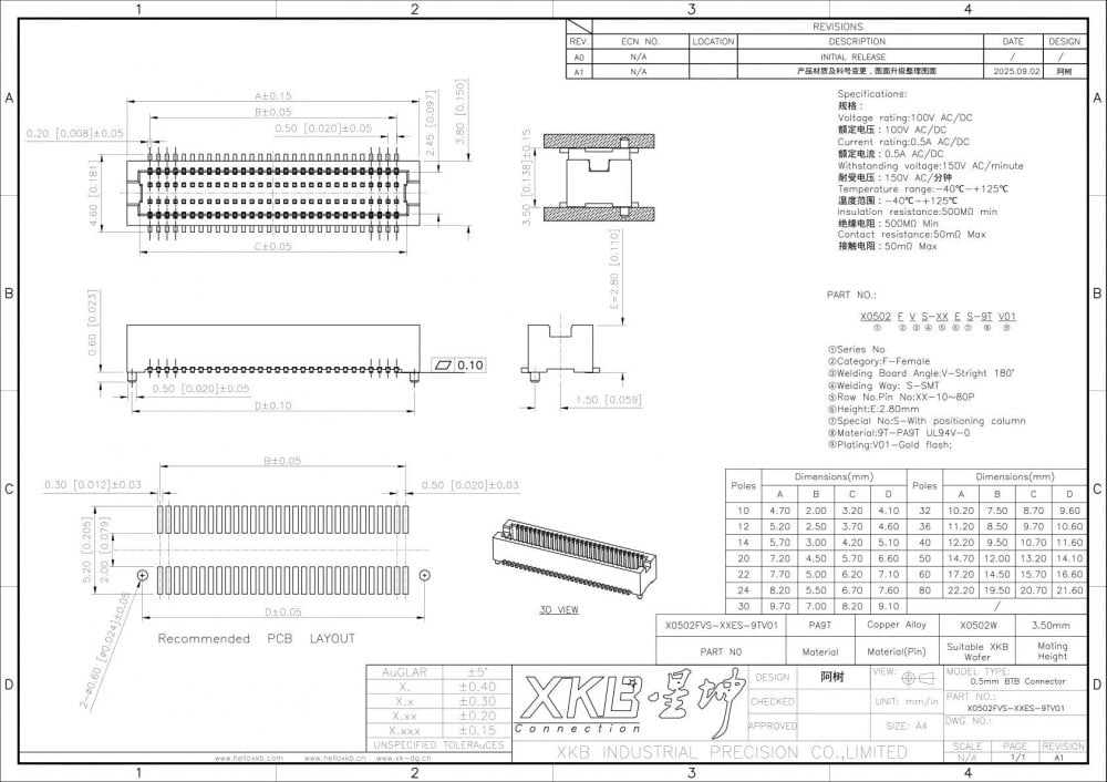 X0502FVS-80ES-9TV01 technical document preview