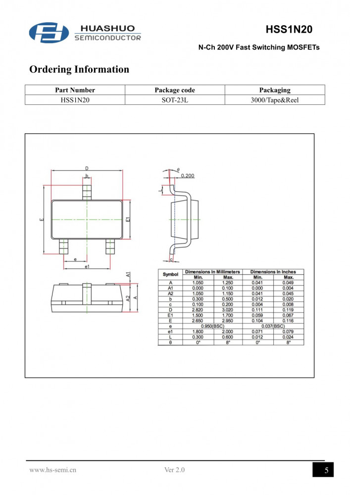 HSS1N20 datasheet page 5