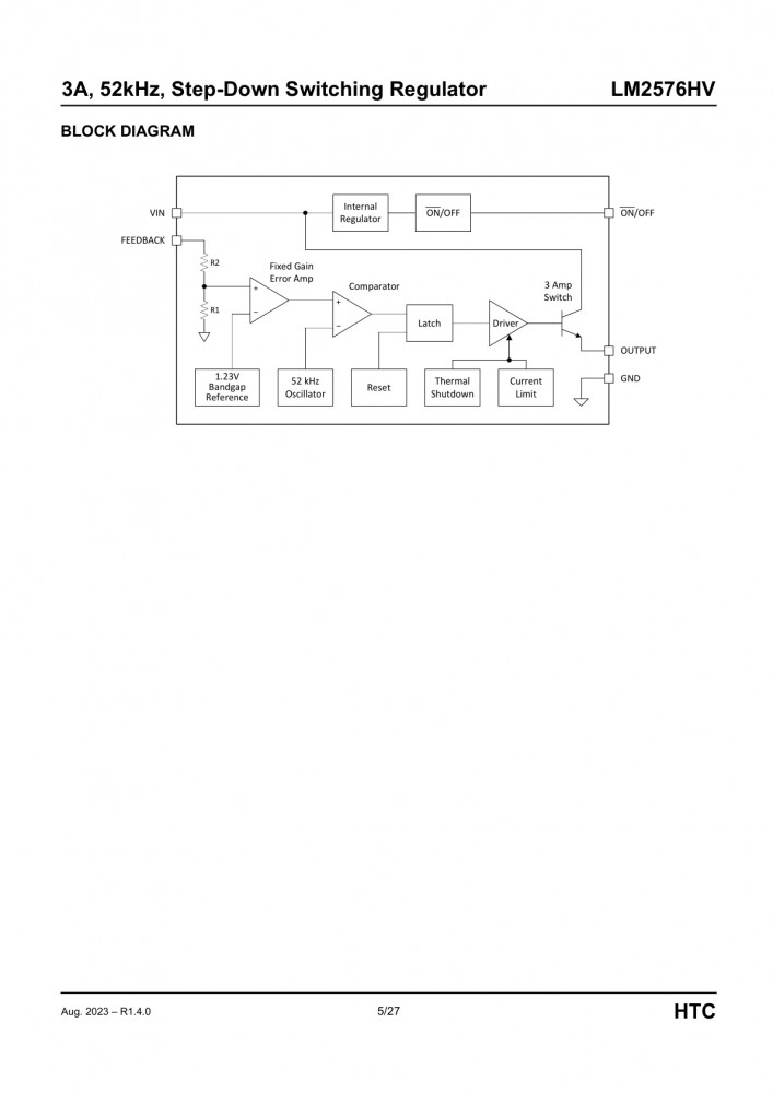 LM2576HVTV-ADJ datasheet page 5