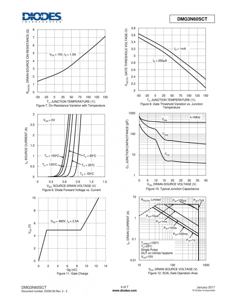 DMG3N60SCT datasheet page 4