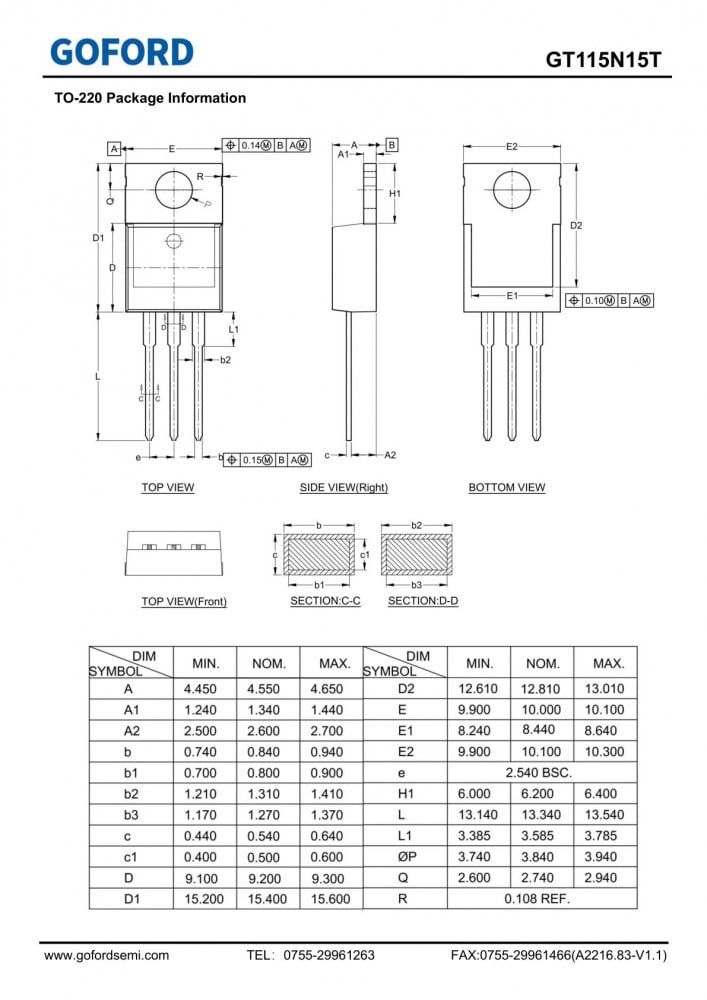 GT115N15T datasheet page 6