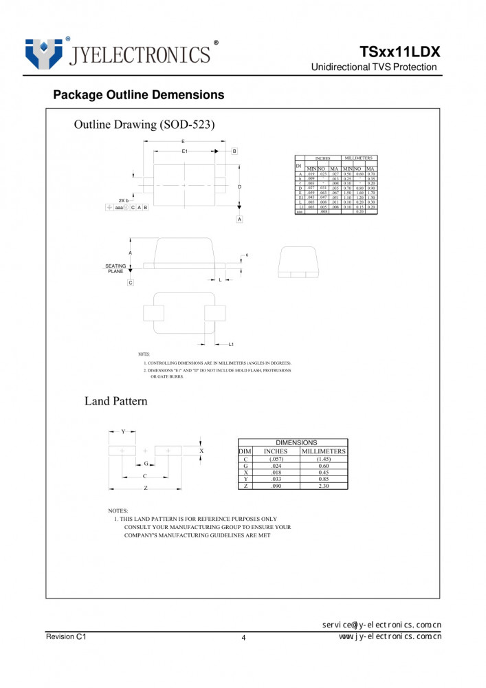 TS2411LDX datasheet page 4