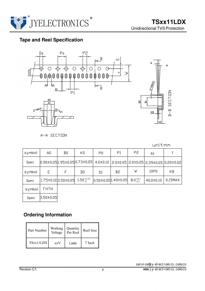 TS2411LDX datasheet page 5