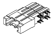 2.00mm Pitch VHDM Board-to-Board Daughtercard Receptacle, Right-Angle, 6-Row, 2 Blade Power Module, 2 Circuits, Mating Blade Length: 12.00mm Blade 1, 7.50mm Blade 2, Lead-Free for sale