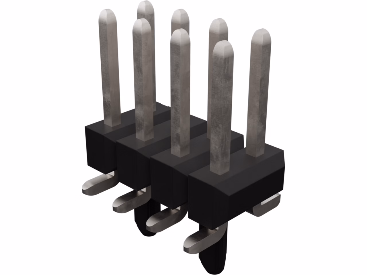 C-Grid Breakaway PCB Header, 2.54mm Pitch, Surface Mount, Dual Row, Vertical, 8 Circuits, Tin (Sn) Plating, 3.30mm Locator Pegs, 6.10mm Mating Pin Length, Tube for sale