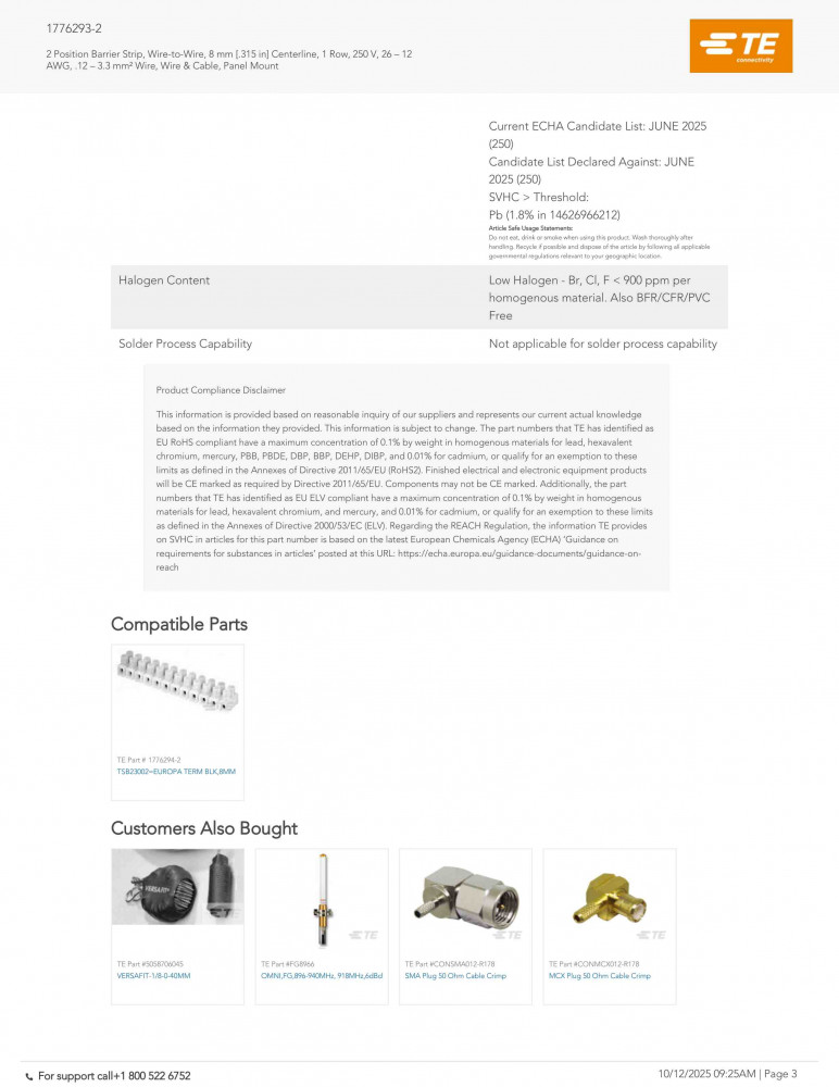 TSB23002DS technical document page 3