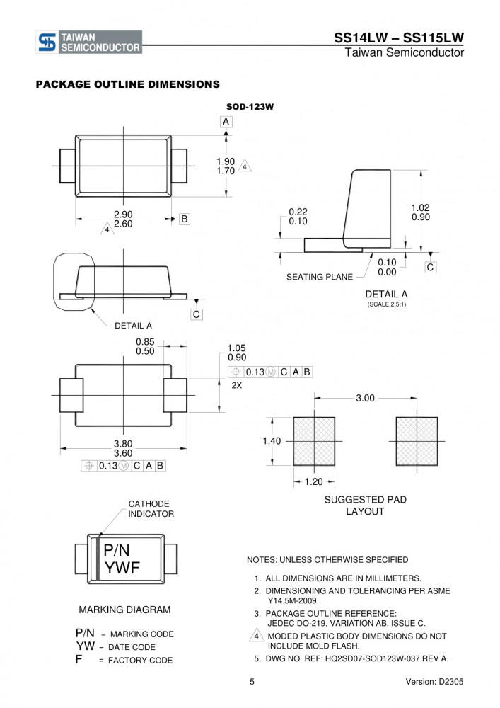SS14LW datasheet page 5