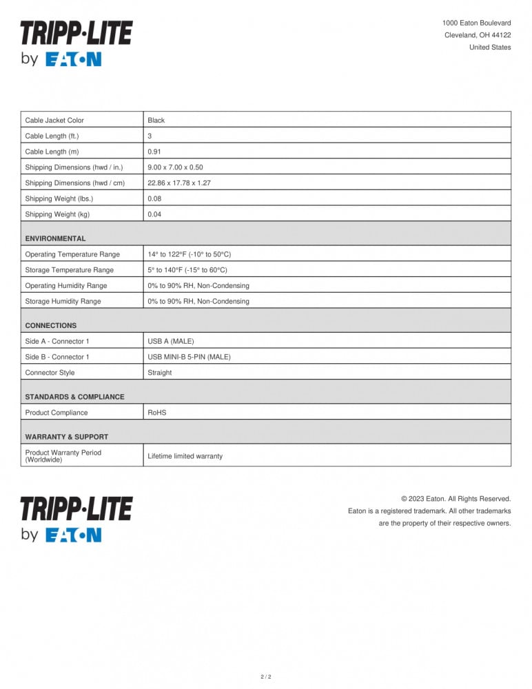 U030-003 technical document page 2
