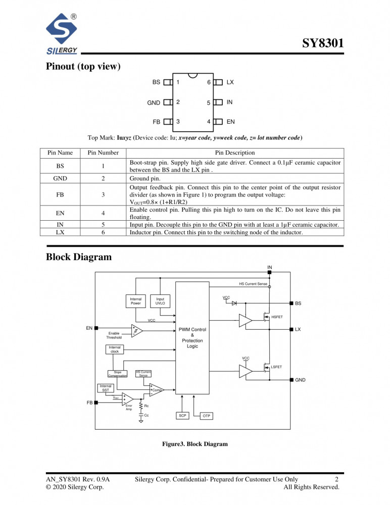 SY8301ABC datasheet page 2