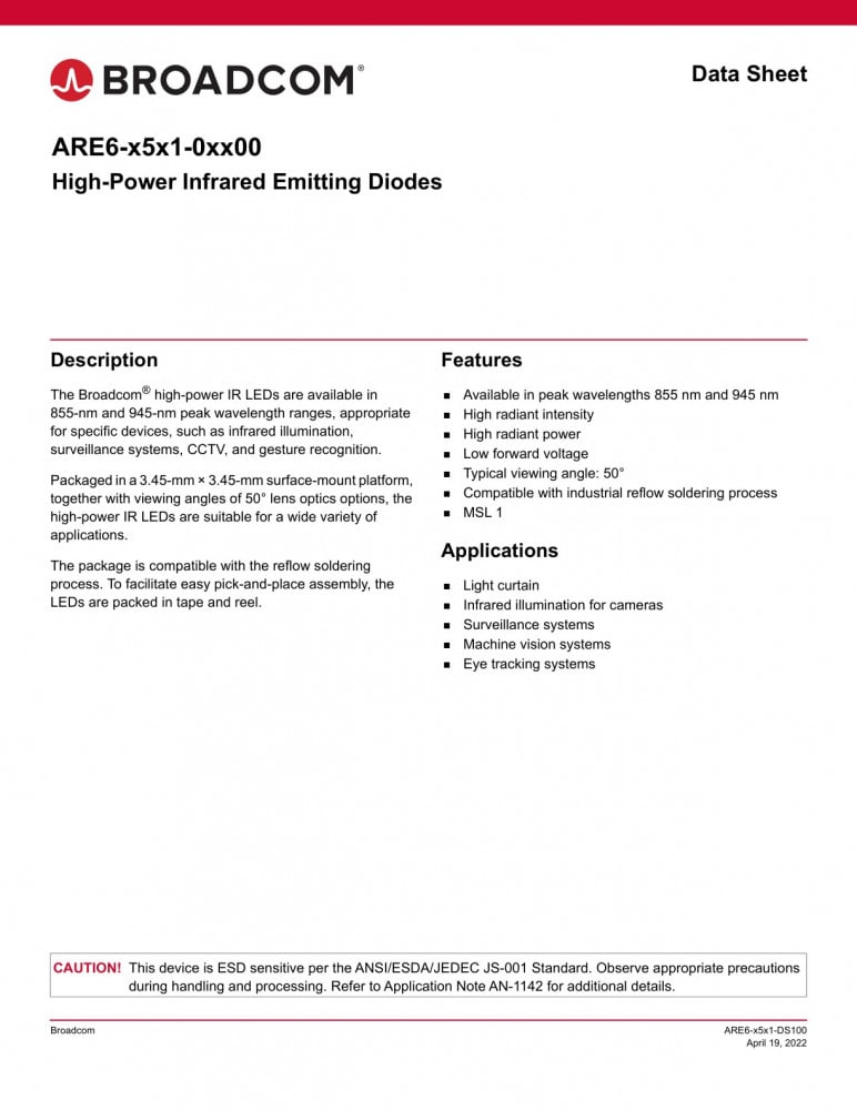 ARE6-8531-0JL00 datasheet page 1