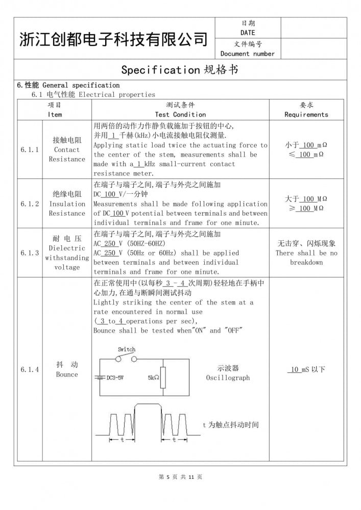 CAX TS-6645SS4.5x4.5x2.8 specification page 4