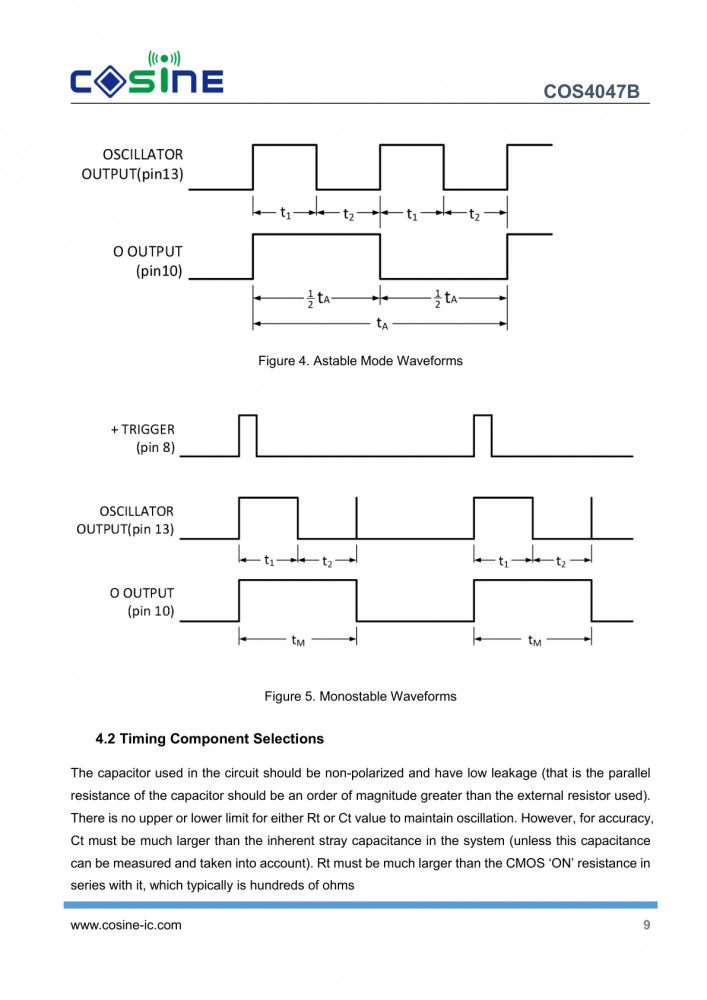 COS4047B datasheet page 9