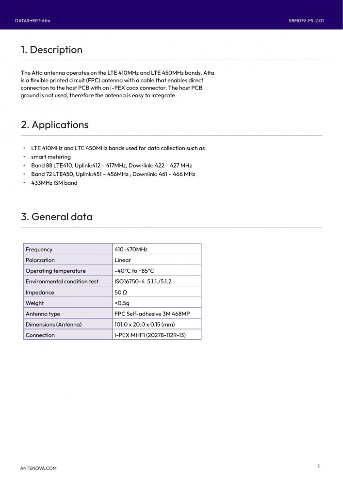 Atta datasheet page 2